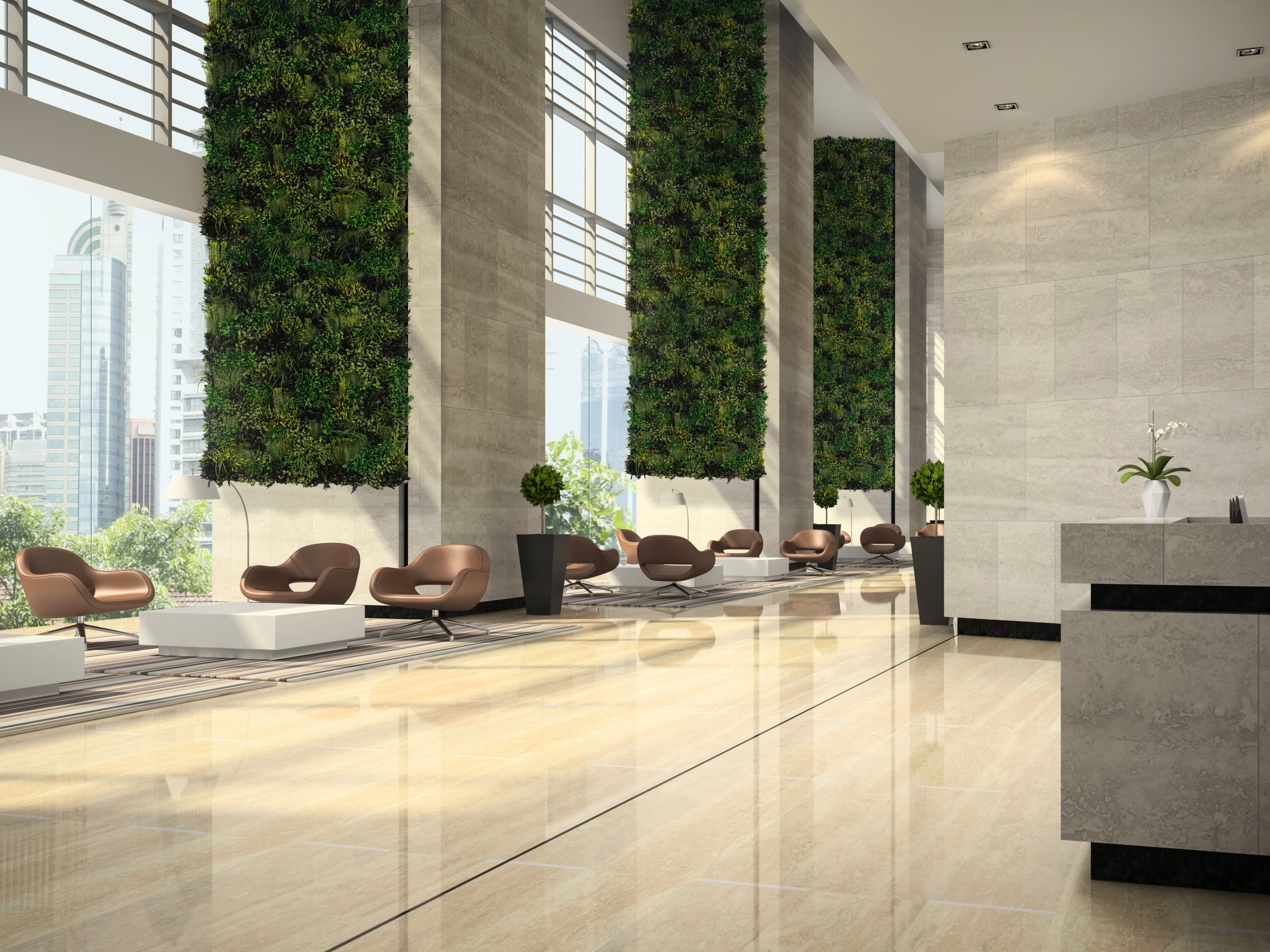 Artificial Plant Walls for Lobbies – Naturalist